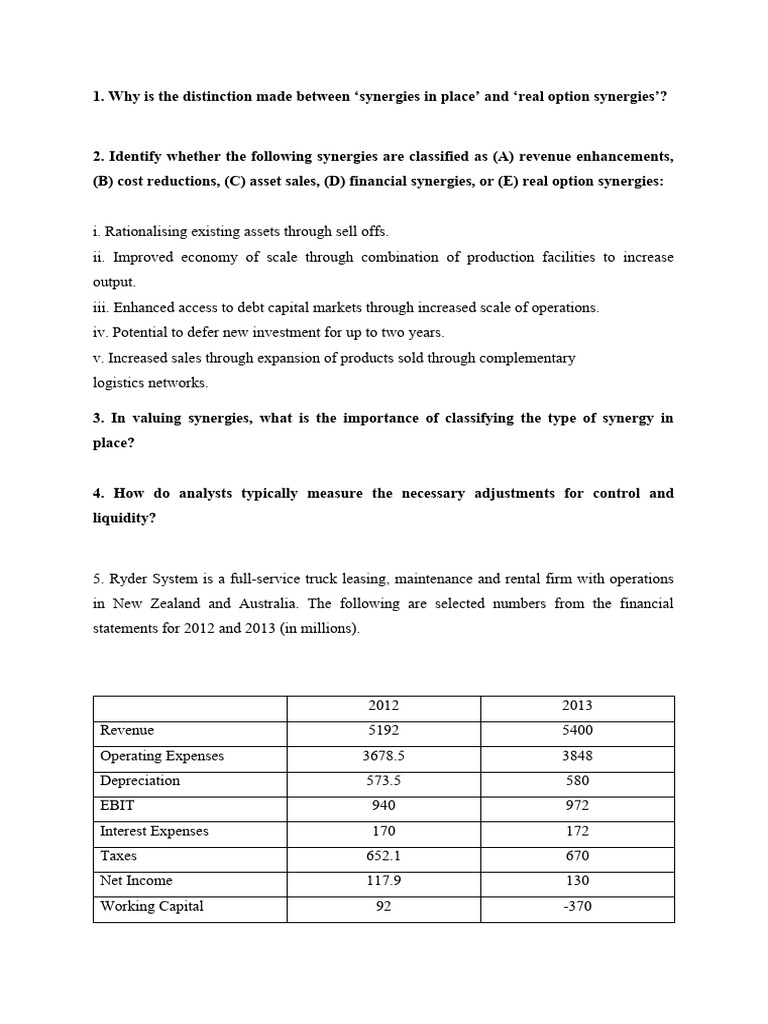 Topic 5 Tutorial Questions | PDF | Expense | Depreciation