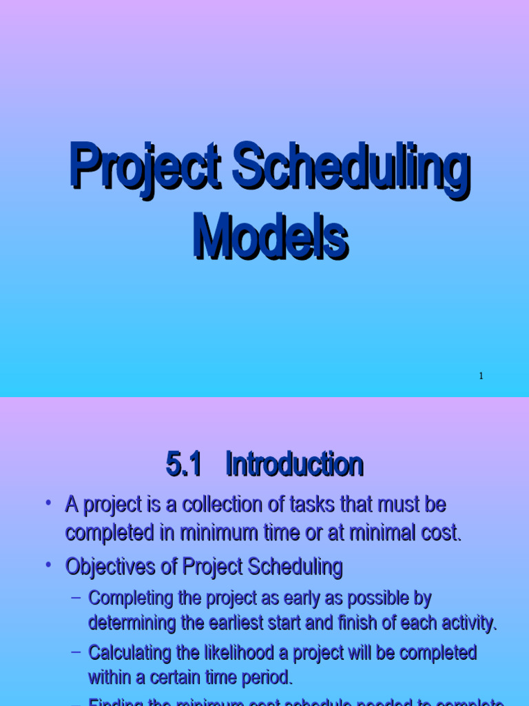 Project Scheduling | PDF | Estimator | Normal Distribution