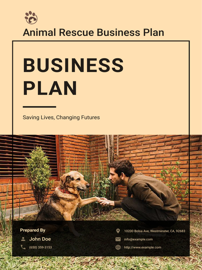 Animal Rescue Business Plan Overview | PDF | Marketing | Marketing Strategy