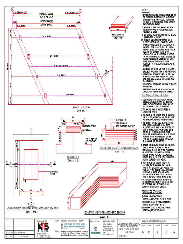 06-DETAILS OF ELASTOMERIC BEARING-DETAILS OF BEARINGS | PDF | Transport ...