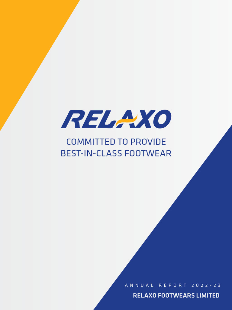 Relaxo Annual Report Fy 2022 23 1690640817 | PDF