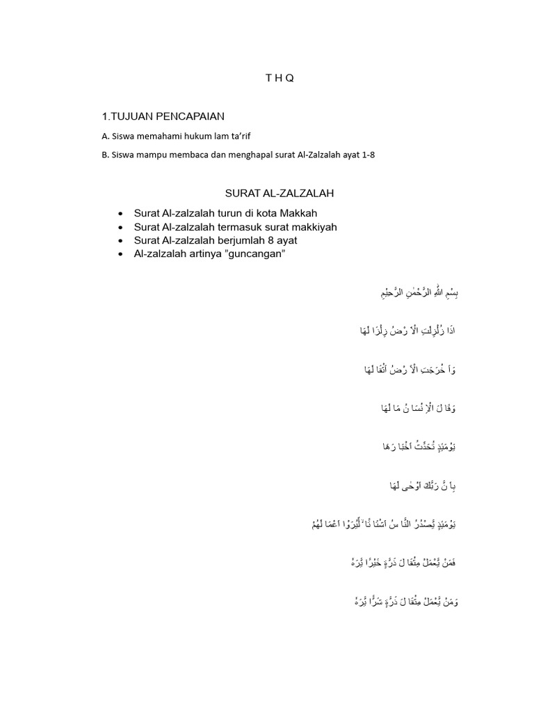 Modul THQ New | PDF