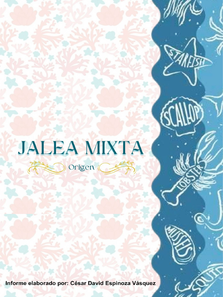 Jalea Mixta Informe 2.0 | PDF