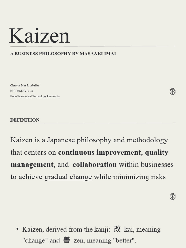 Kaizen Pdf