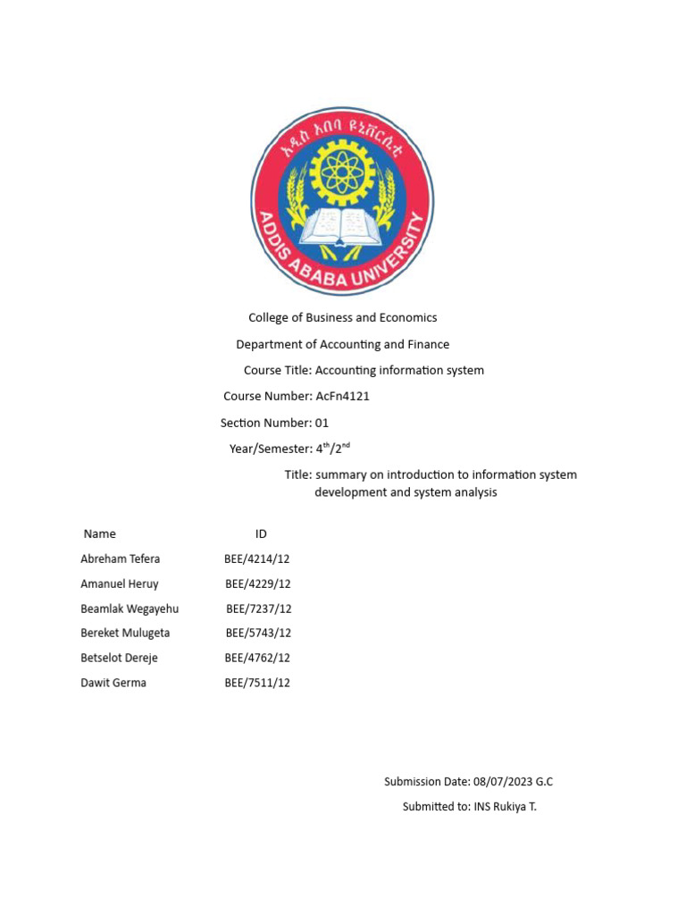 AIS ASSIGNMENT | PDF