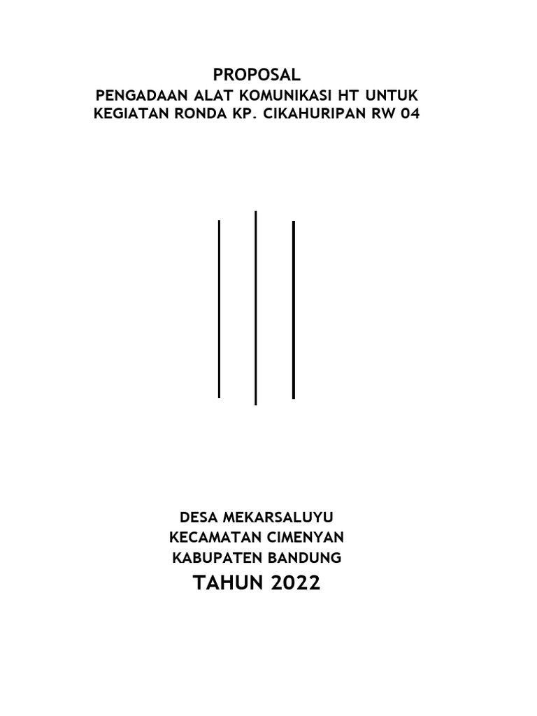 Proposal HT RW 04 | PDF