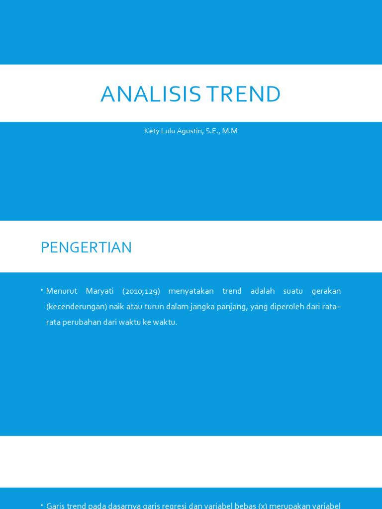 Analisis Trend | PDF