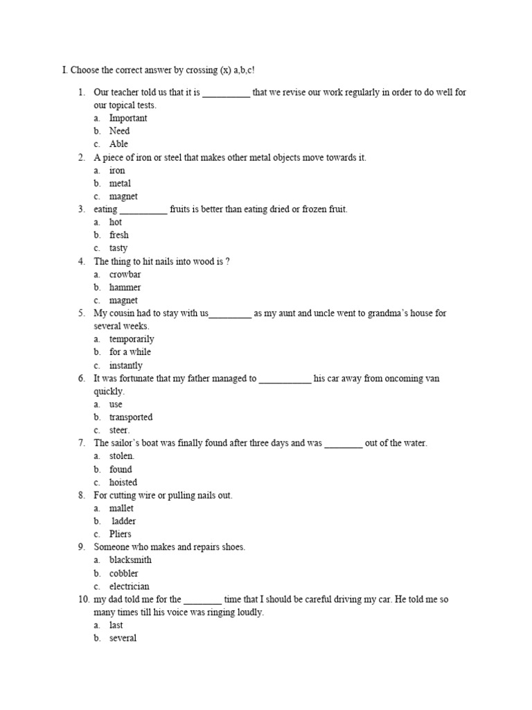 mid test semester 2 vocabulary penting | PDF | Weather | Rain