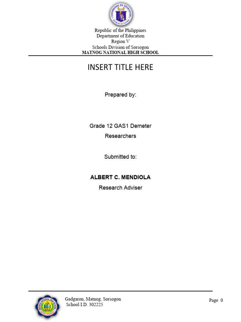 Final Format PR 2 | PDF | Methodology | Scientific Method