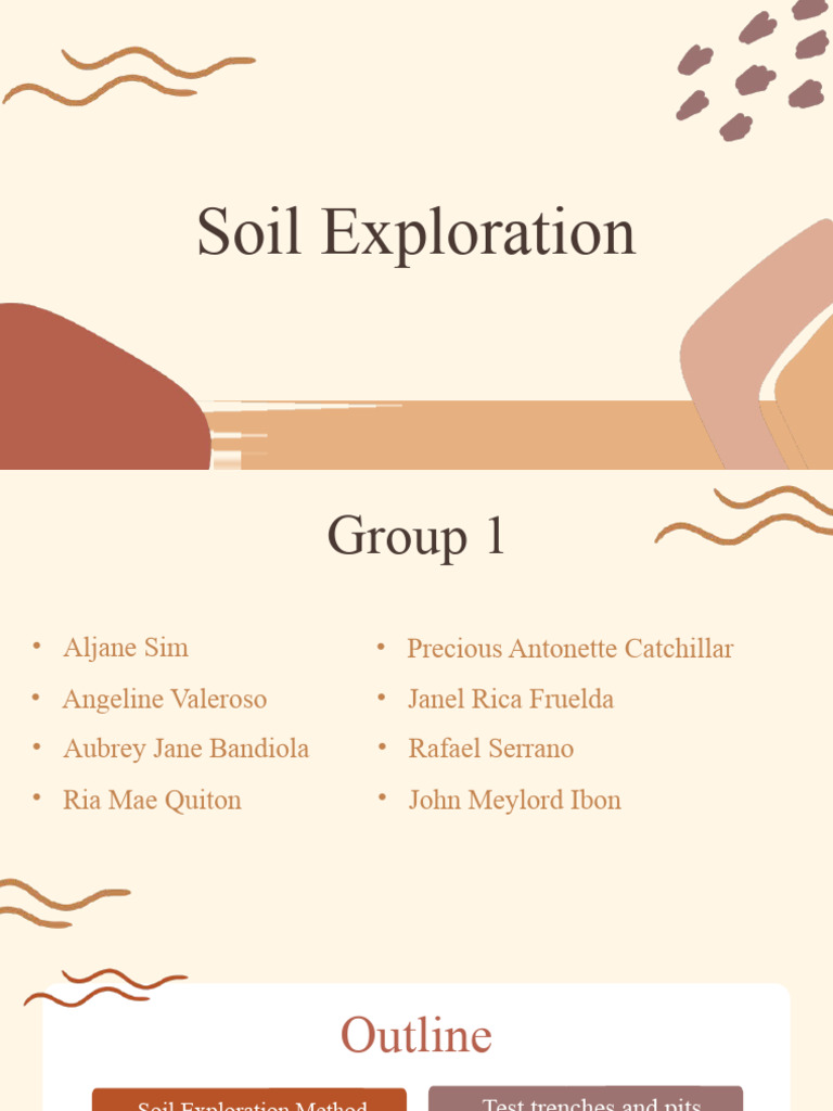 Soil Exploration | PDF