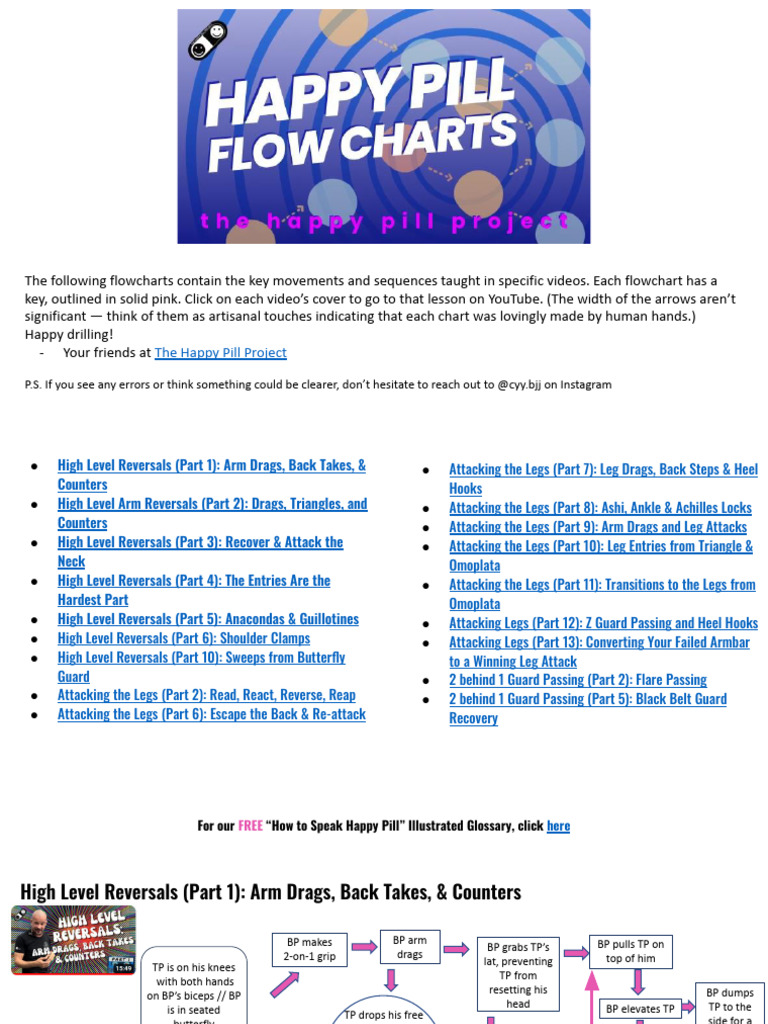 Happy Pill Project Flowcharts | PDF | Limbs (Anatomy) | Musculoskeletal ...