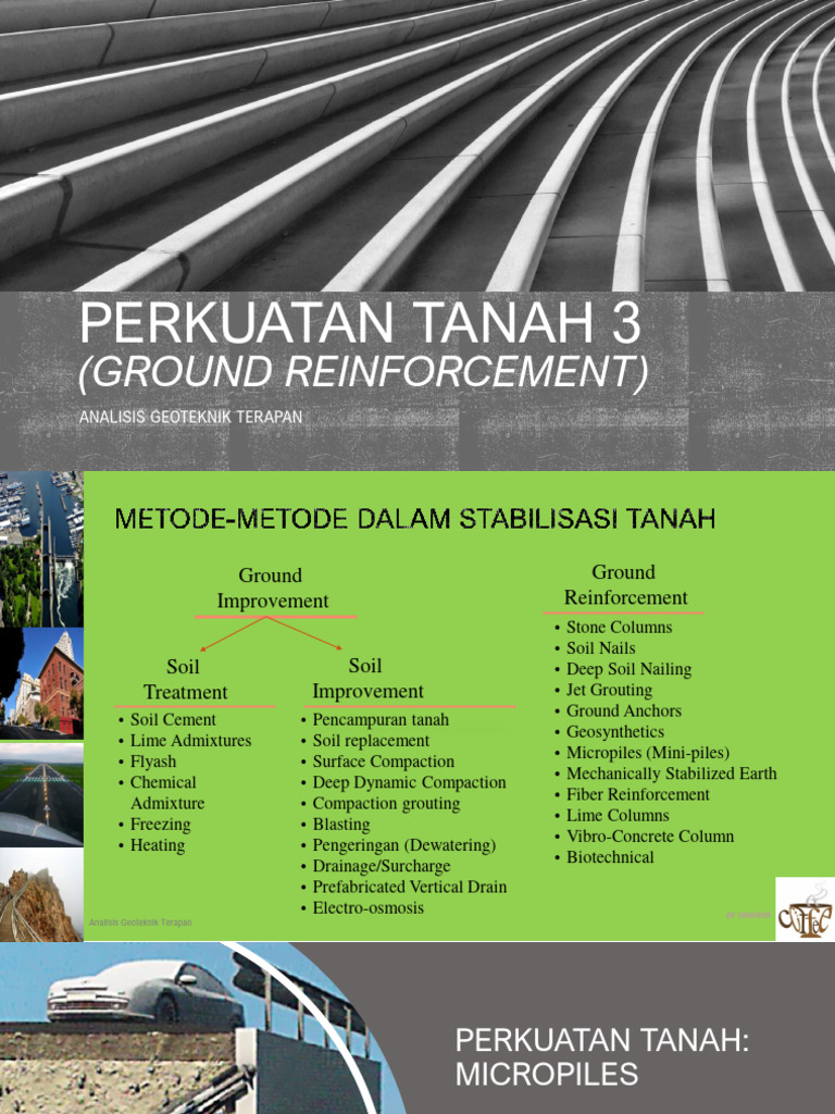 Pertemuan 6 Stabilisasi - Perkuatan Tanah 3 | PDF