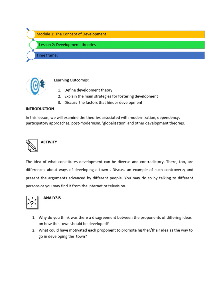 M1 - Lesson 2 | PDF | Theory | Idea