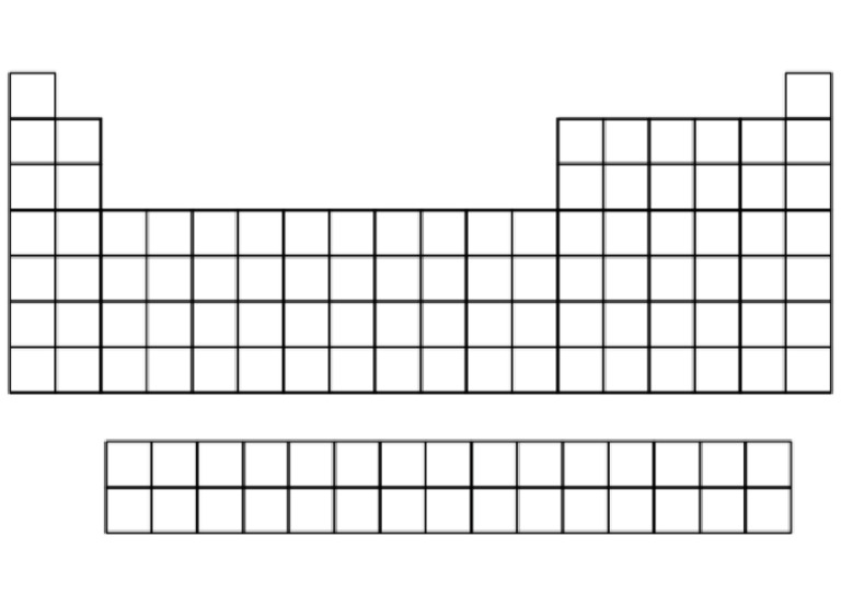 Blank Periodic Table | PDF