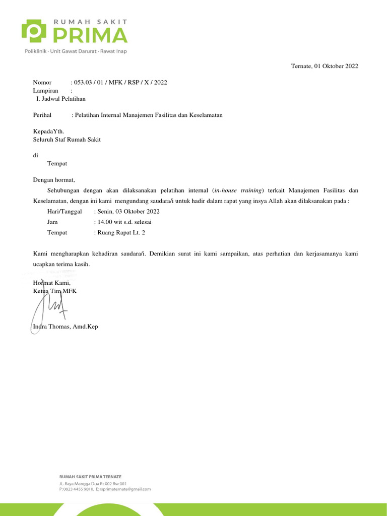 MFK 11 - Laporan 4 Pelatihan MFK | PDF