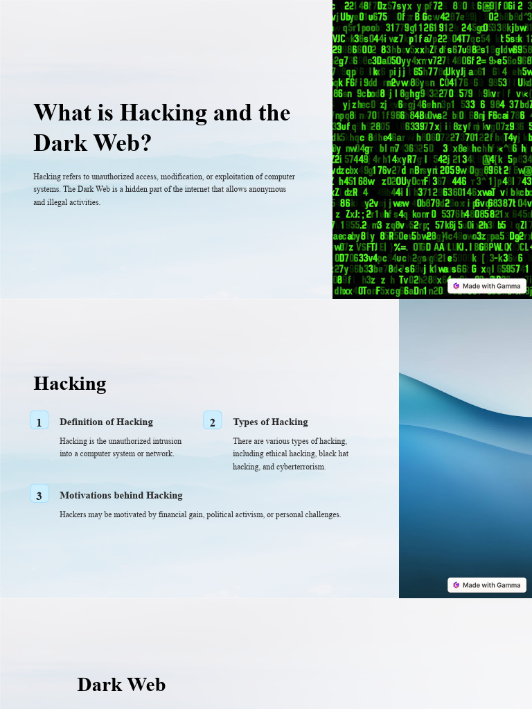 What Is Hacking and The Dark Web | PDF | Computers
