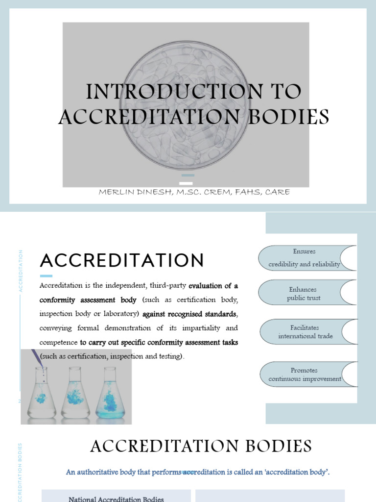 Introduction To Accreditation Bodies (India) | PDF