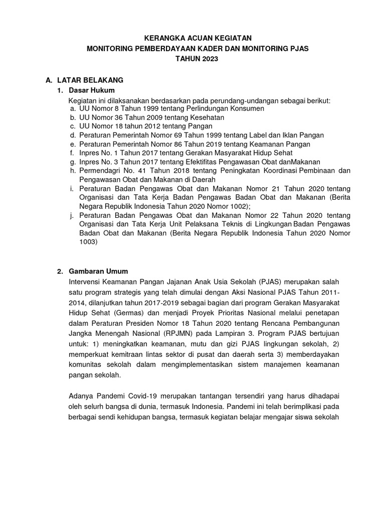 Monitoring Pemberdayaan Kader KPS 2023 Rev | PDF