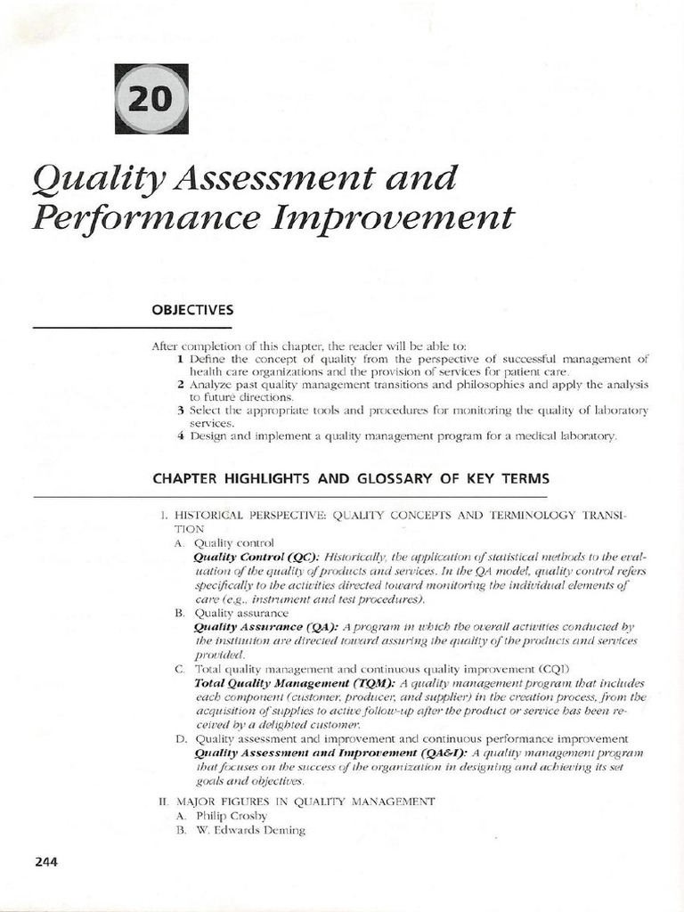 Quality Assessment | PDF