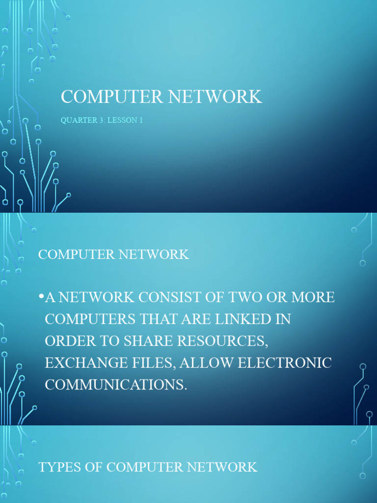 Computer Network Pdf Computer Network Local Area Network