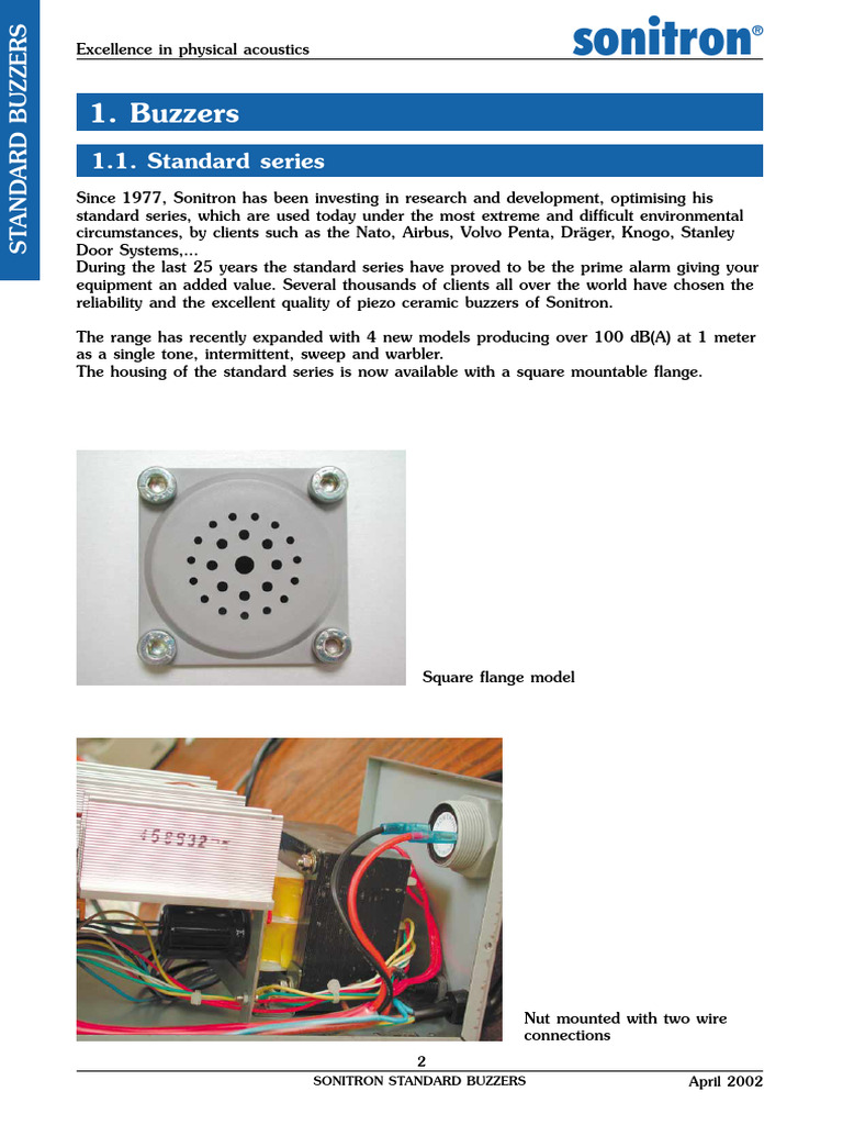Buzzer | PDF | Printed Circuit Board | Decibel