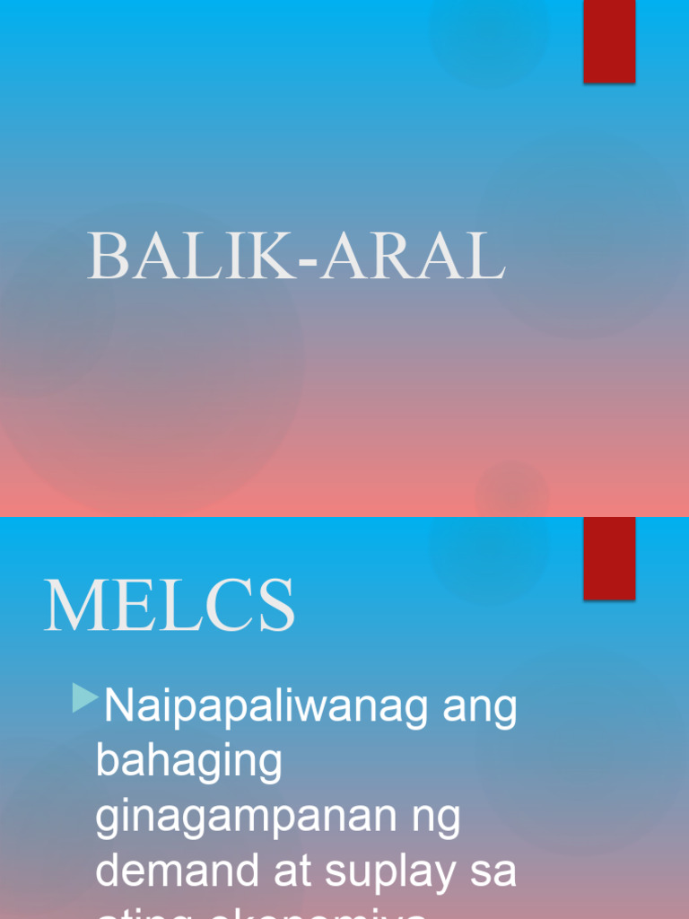 Interaksyon Ng Demand at Supply | PDF