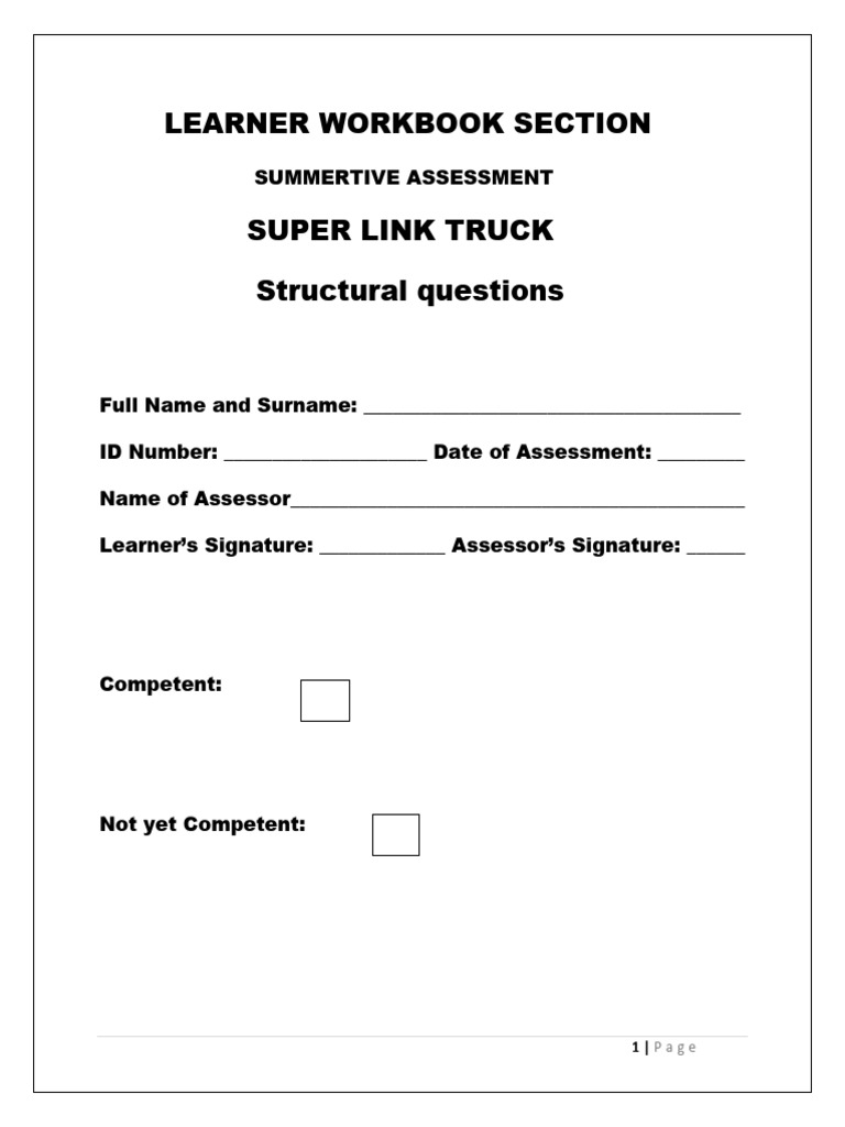Superlink Structual Questions | PDF