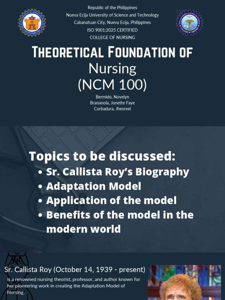 Sister Callista Roy | PDF | Nursing | Health Care