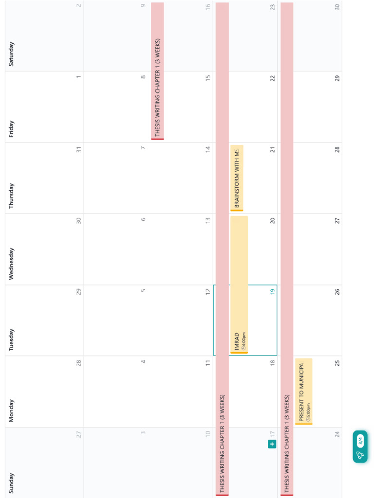 Timeline September | PDF