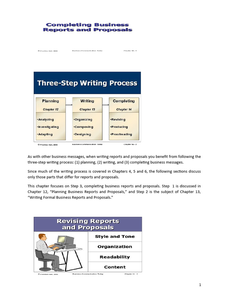 Completing Business Reports and Proposals | PDF