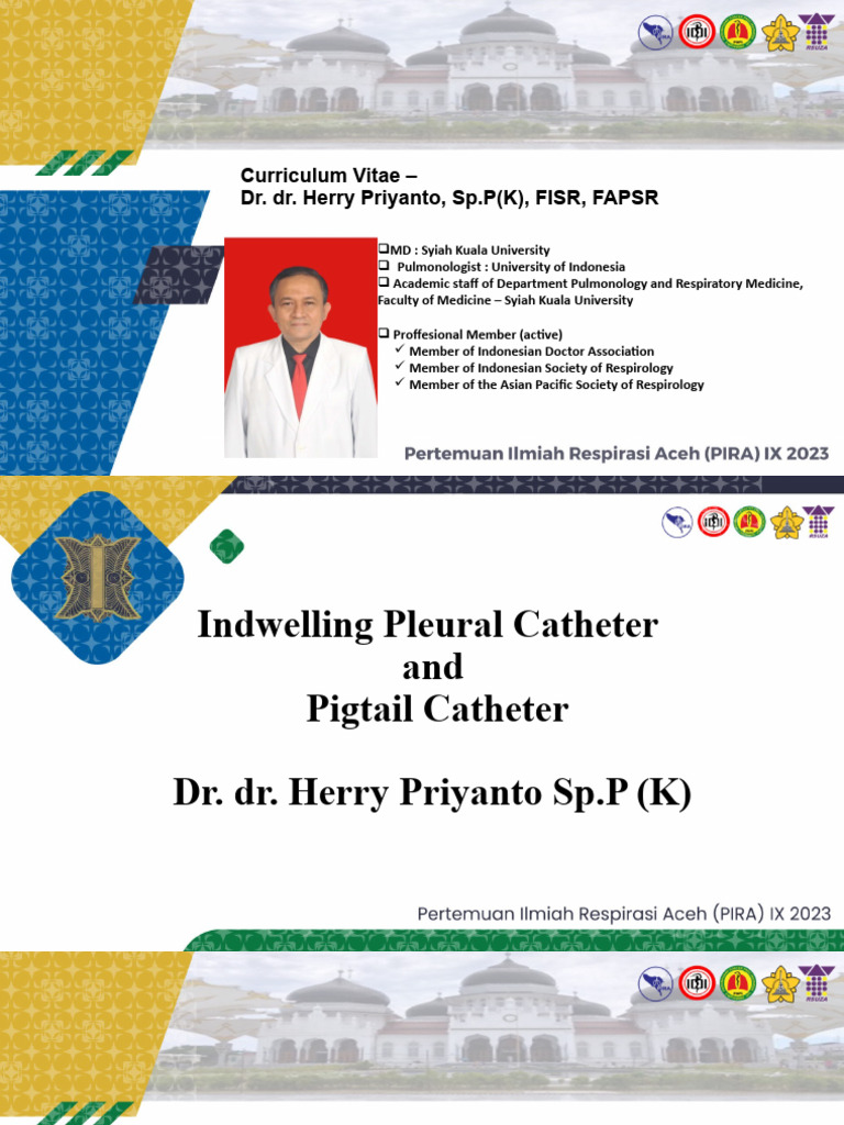 IPC and Pigtail Catheter DR Herry SP.P (K) | PDF