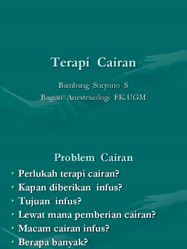 Panduan Terapi Cairan Medis | PDF | Kesehatan Holistik