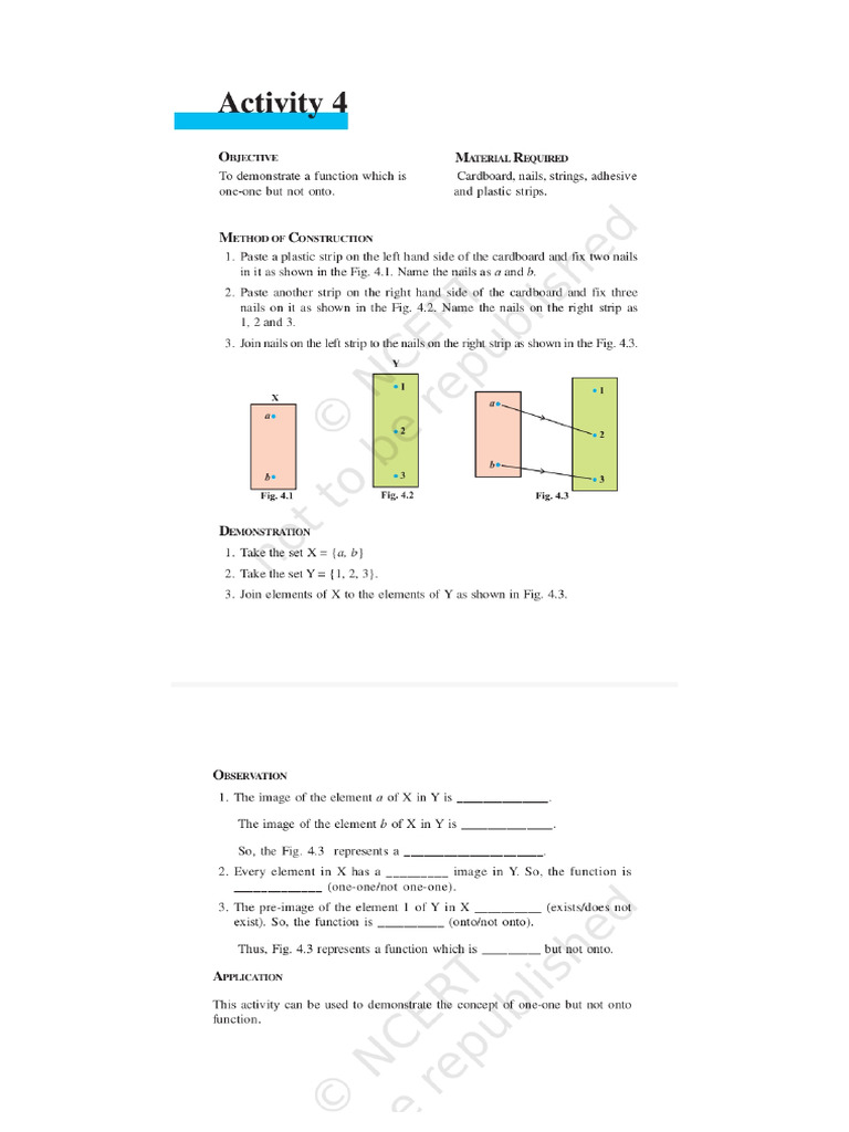 Class 12 Final Activities (Math) | PDF