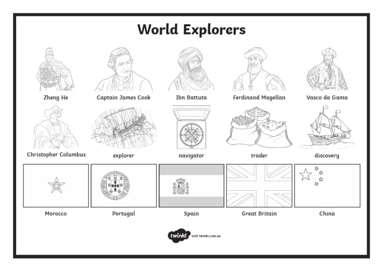 Famous World Explorers List | PDF