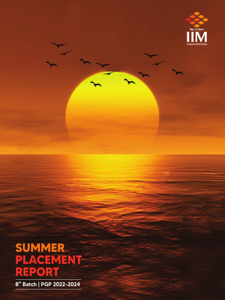 Summer Placement Report PGP 2022 24 Web | PDF