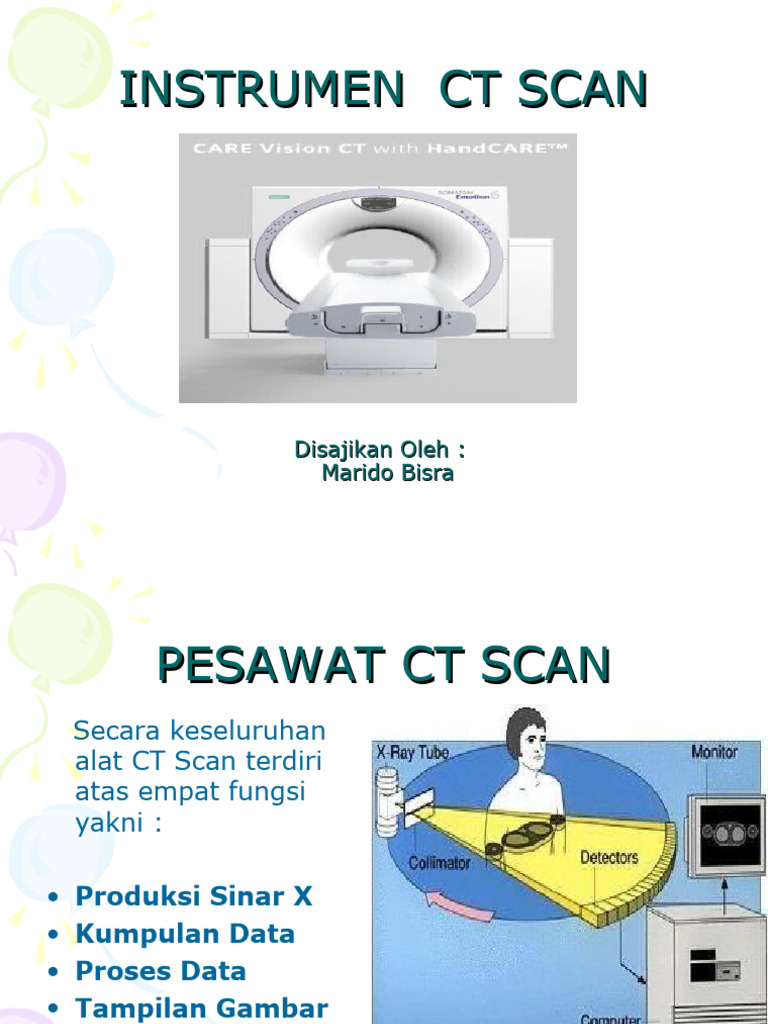 Instrumentasi CT Scan | PDF