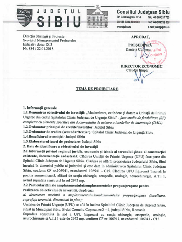 Tema de Proiectare | PDF