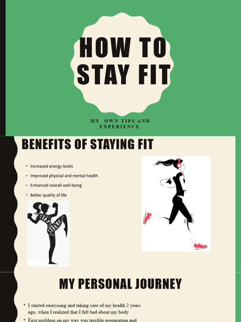 How To Stay Fit | PDF | Weight Loss | Dieting