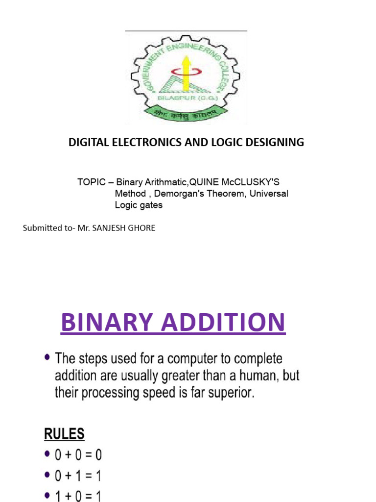 DELD | PDF | Logic Gate | Computer Engineering