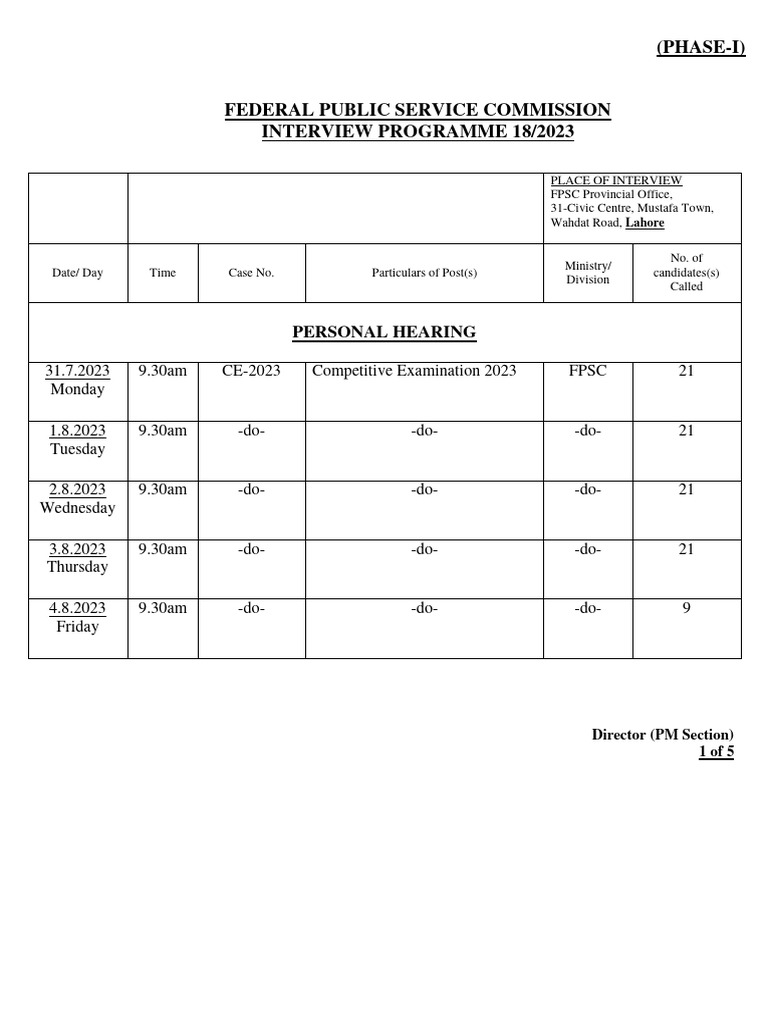 Interview Prog No.18-2023-Revised | PDF | Islamabad | World Politics