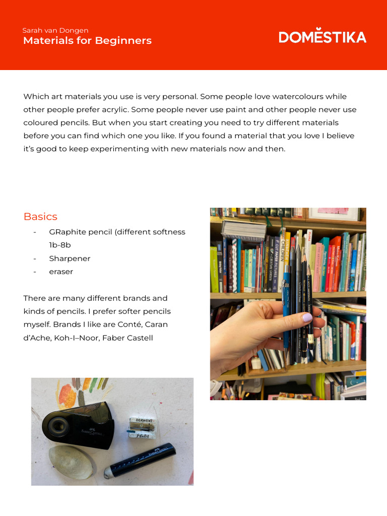 U2 - 01 - Materials For Beginners | PDF