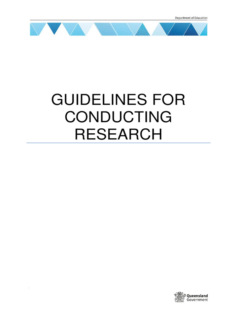 Research Guidelines | PDF | Informed Consent | Consent