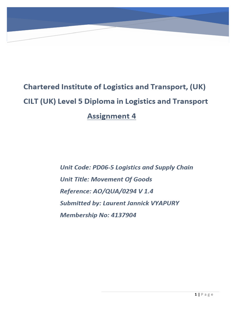 Optimizing Goods Movement in Logistics | PDF | Warehouse | Inventory