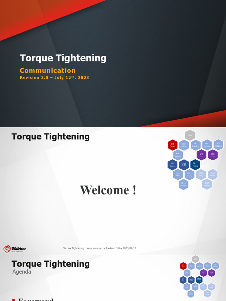 Torque Tightening Management - Rev 3.0 | PDF | Verification And Validation