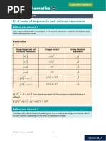 MAA HL Formula Booklet Exam | PDF | Area | Logarithm