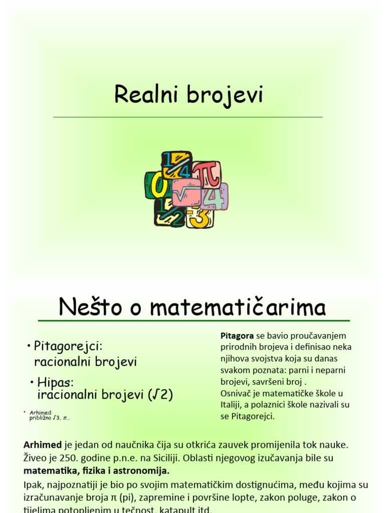 Realni BR (Milanka) | PDF