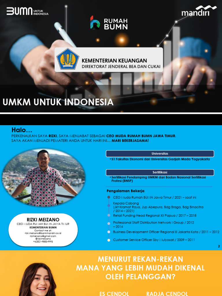 UMKM Basic Knowledge | PDF | Bisnis