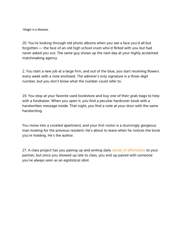 Writing Prompts | PDF | Mystery, Thriller & Crime Fiction | Poetry