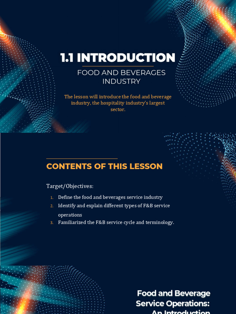 1 1 Fb Services Pdf Restaurants Foodservice