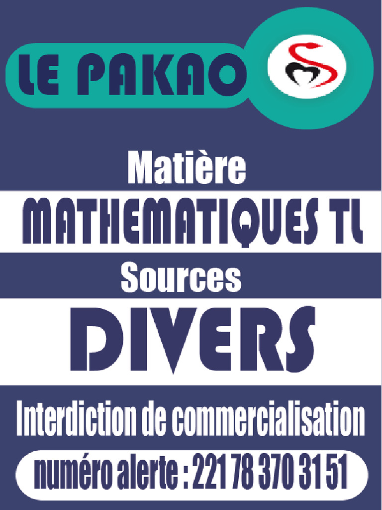 Pakao Math TL 2020 | PDF